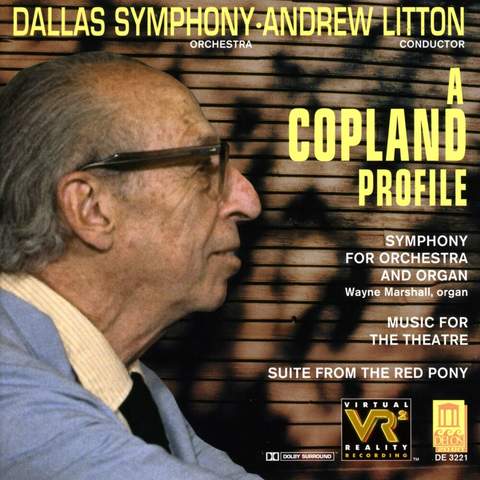 A Copland Profile: Symphony for Orchestra and Organ | Outhere Music